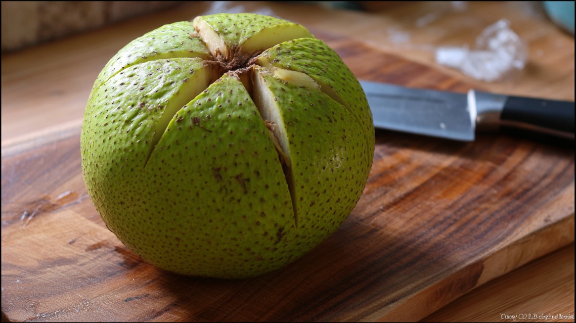 Easy Roasted Breadfruit Recipe – Crispy Outside, Soft Inside - Elephant In Vancouver